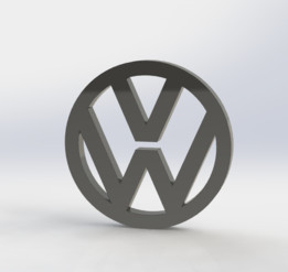 Volkswagen Logo Solidworks 3d Cad Model Grabcad 🚗 Volkswagen