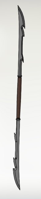 Predator glaive | 3D CAD Model Library | GrabCAD