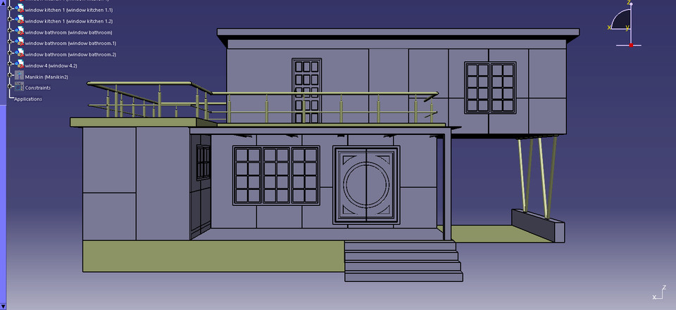 Container Home Cad Drawing Container House | 3D CAD Model Library