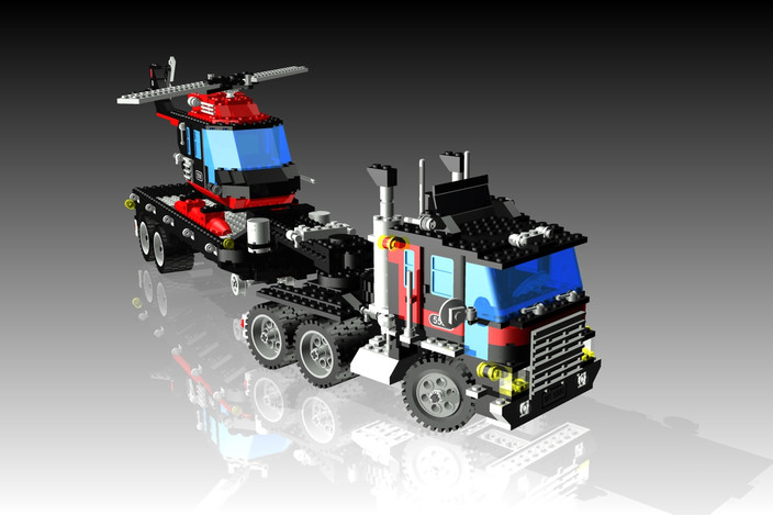 LEGO Model Team "Whirl N' Wheel Super Truck" #5590 - Autodesk Inventor ...