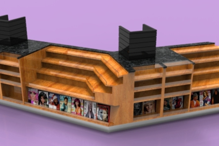 news sales counter - AutoCAD, Autodesk 3ds Max, Rhino, STEP / IGES - 3D ...