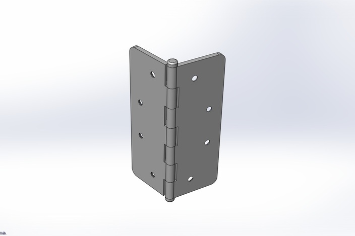 DOOR HINGE - SOLIDWORKS - 3D CAD model - GrabCAD
