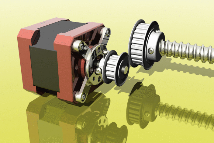 Timing Pulley Coupling 2:1 - STEP / IGES - 3D CAD model - GrabCAD