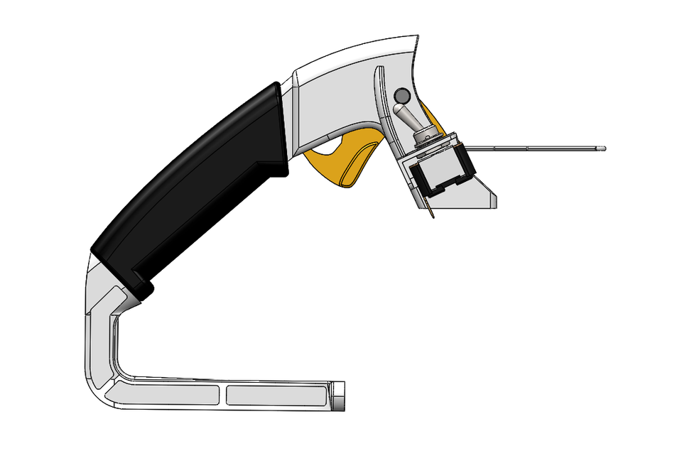 Handle (Stihl Contra) | 3D CAD Model Library | GrabCAD