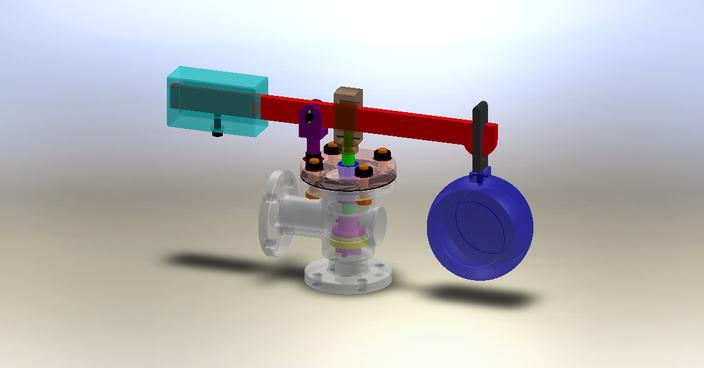 Lever Safety Valve - SOLIDWORKS - 3D CAD model - GrabCAD