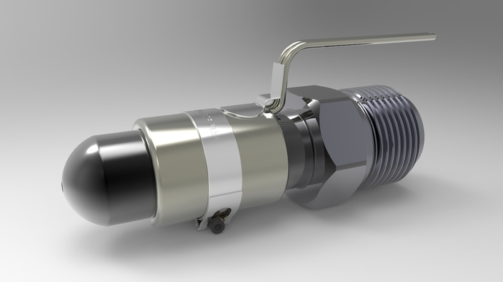Nozzle for plastic injection press - SOLIDWORKS - 3D CAD model - GrabCAD