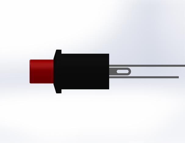 Push Button Switch with LED - STEP / IGES, SOLIDWORKS - 3D CAD model ...