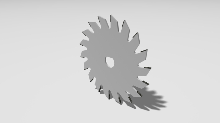 Circular Saw Blade - Autodesk Inventor, STEP / IGES - 3D CAD model - GrabCAD