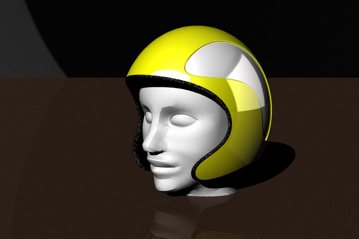 Helmet - Rhino - 3D CAD model - GrabCAD