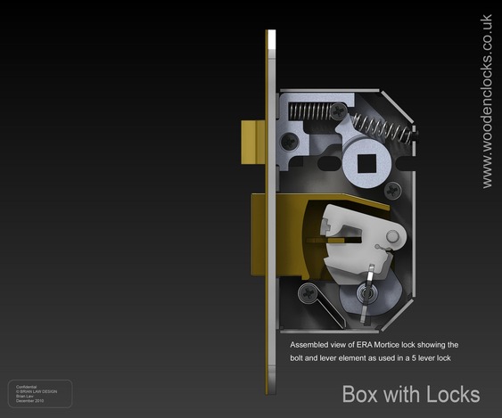 5 Lever Mortice Lock - STL, STEP / IGES, SOLIDWORKS - 3D CAD model ...