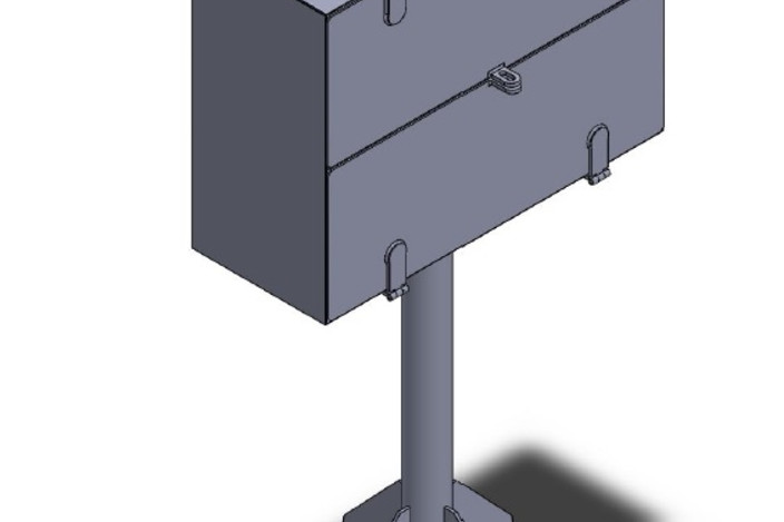 METER BOX - SOLIDWORKS - 3D CAD model - GrabCAD