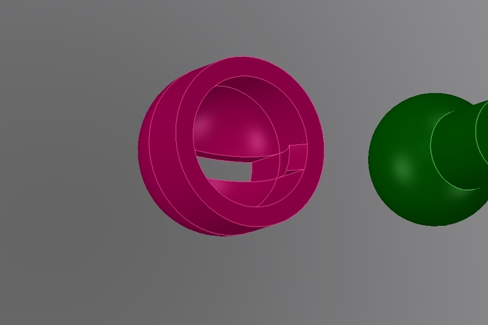 5mm Ball and Socket - STL, SpaceClaim, STEP / IGES - 3D CAD model - GrabCAD