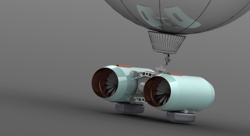 Balloon air purifier | 3D CAD Model Library | GrabCAD
