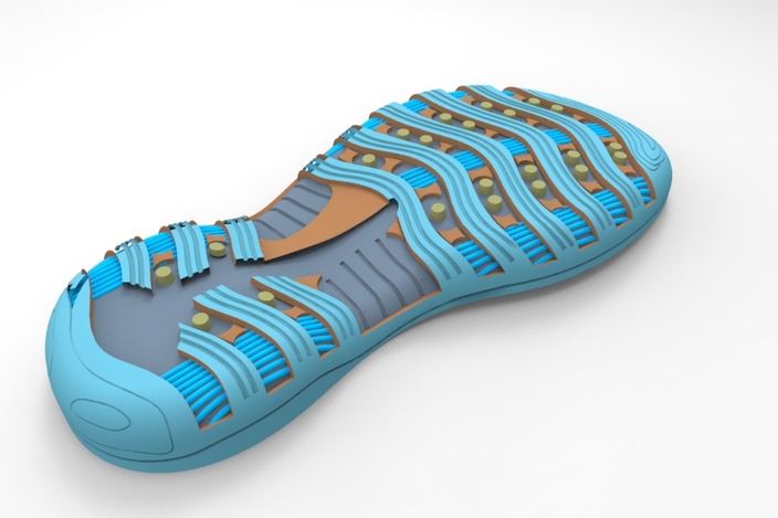 Shoe - Rhino, SOLIDWORKS - 3D CAD model - GrabCAD