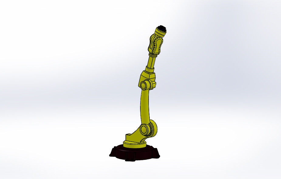 6 Axis Industrial Robot | 3D CAD Model Library | GrabCAD