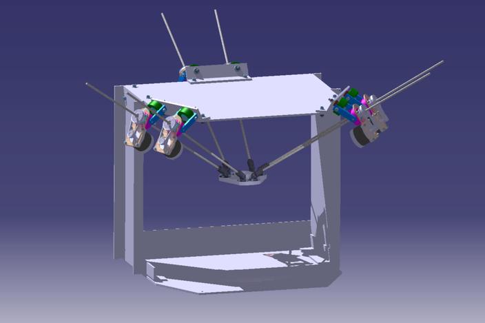 experimental hexapod cnc - STEP / IGES - 3D CAD model - GrabCAD