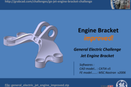 GE jet engine bracket challenge | Engineering & Design Challenges | GrabCAD