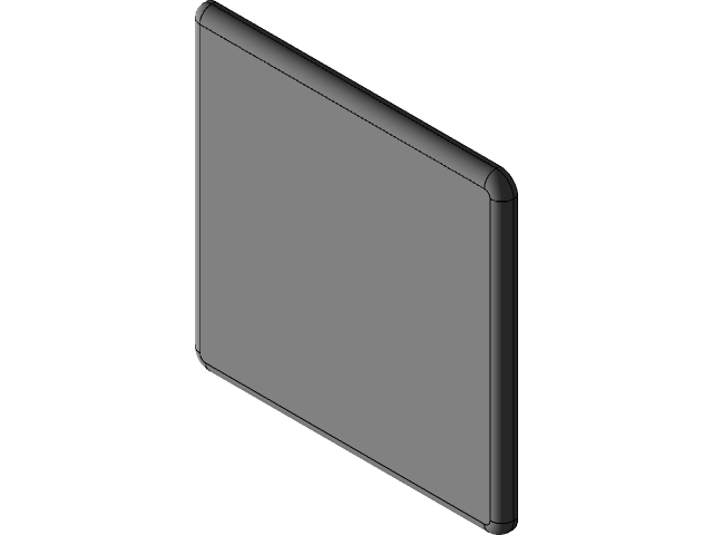 Profile End Cap | 3D CAD Model Library | GrabCAD