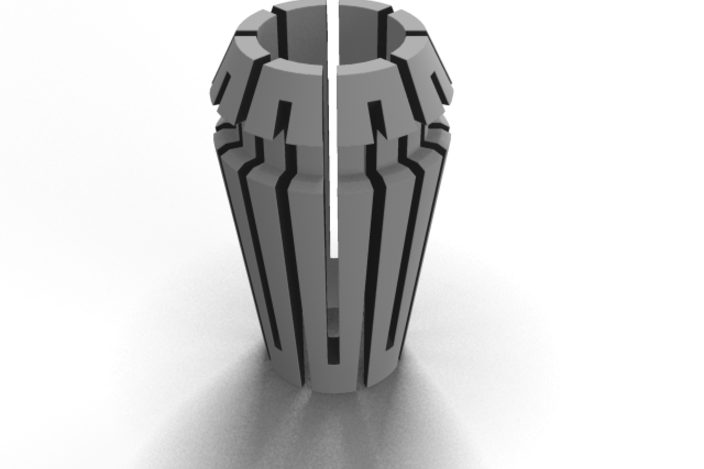 Spannzange - STEP / IGES - 3D CAD model - GrabCAD