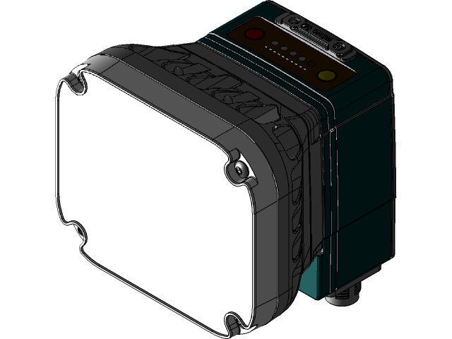 Optical motion sensor VS70 with automatic focus | 3D CAD Model Library ...