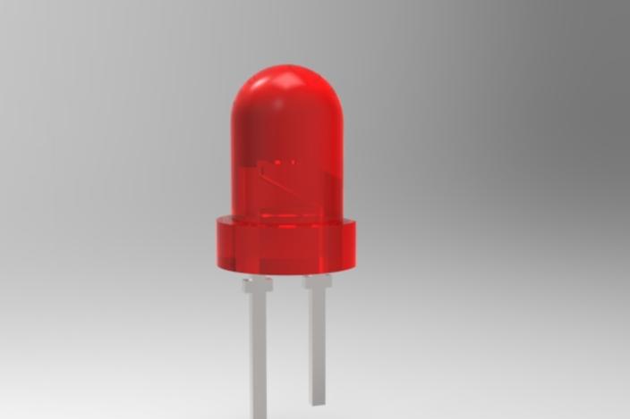3mm LED - SOLIDWORKS - 3D CAD model - GrabCAD