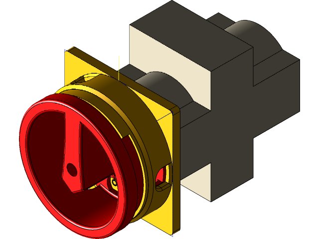 Main power switch | 3D CAD Model Library | GrabCAD