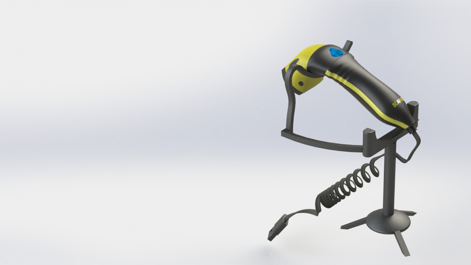 Barcode Scanner | 3D CAD Model Library | GrabCAD