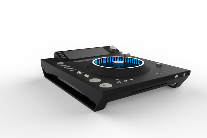 Pioneer Turntable - SOLIDWORKS - 3D CAD model - GrabCAD