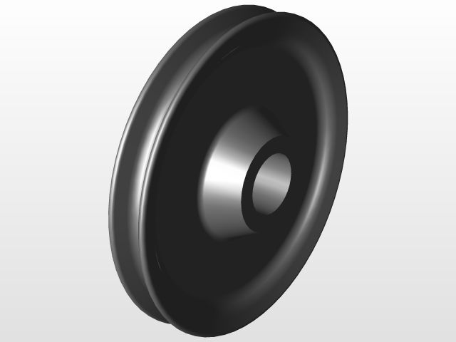 Pulley | 3D CAD Model Library | GrabCAD