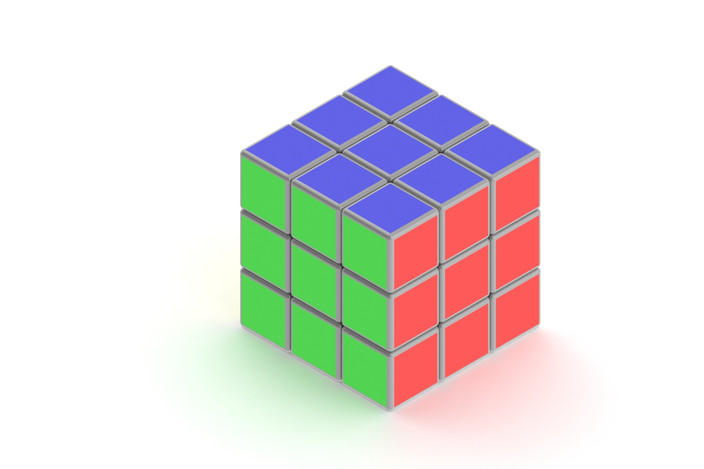 Rubik Cube Puzzle Game - SOLIDWORKS - 3D CAD model - GrabCAD