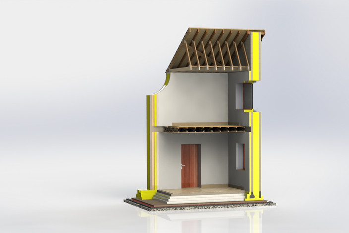 Passiv Haus (Passive House) Section model