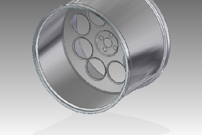 American Car Rim - Solid Edge - 3D CAD model - GrabCAD