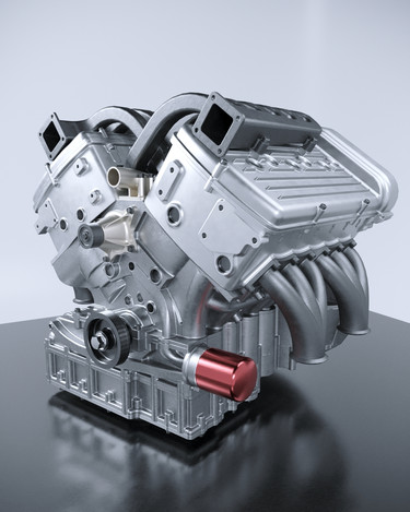Volkswagen W12 Engine | 3D CAD Model Library | GrabCAD