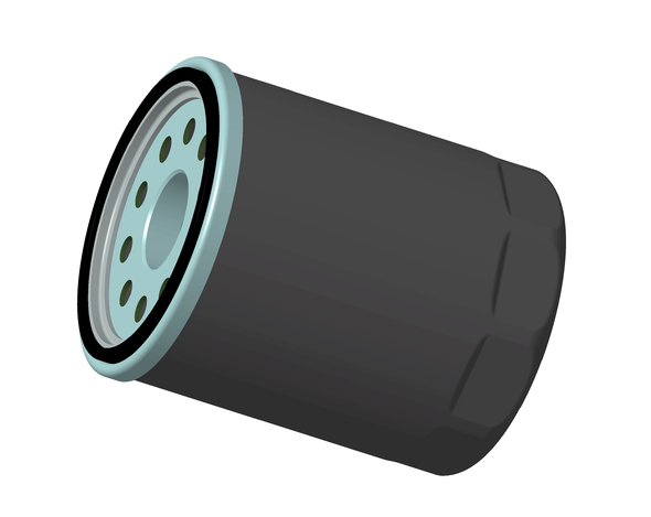 Oil filter - AutoCAD, STL, STEP / IGES, ZW3D - 3D CAD model - GrabCAD