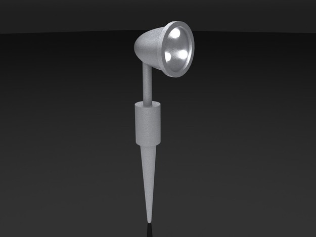 Garden Lamp - SOLIDWORKS - 3D CAD model - GrabCAD