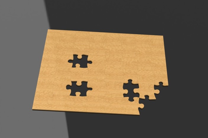 2D puzzle - IronCAD, STEP / IGES, SOLIDWORKS, Other - 3D CAD model ...