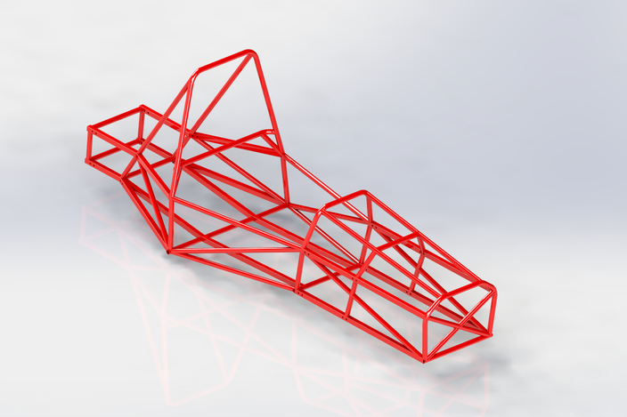 FSAE Old Chasis - STEP / IGES - 3D CAD model - GrabCAD