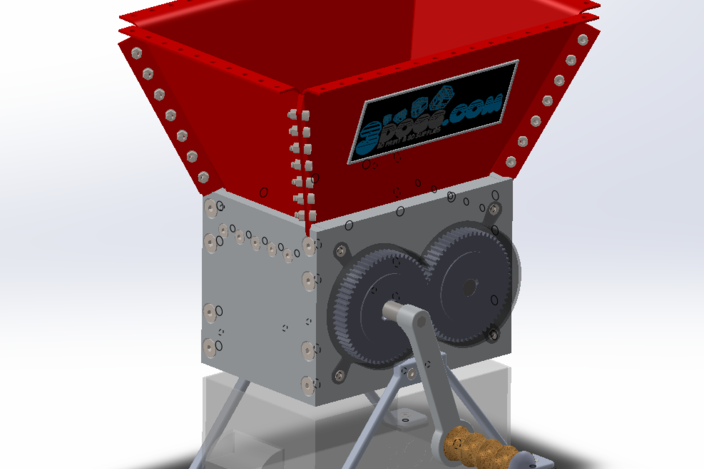 mini home shredder - SOLIDWORKS - 3D CAD model - GrabCAD