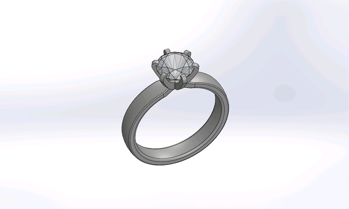 Engagement Ring Project - STL, STEP / IGES, SOLIDWORKS, Other - 3D CAD ...