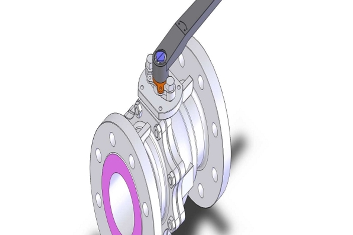 Flange Ball Valve C300DN100 - SOLIDWORKS, Other - 3D CAD model - GrabCAD
