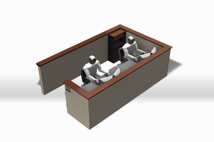 Cubicle Layout 2 - Autodesk Inventor - 3D CAD model - GrabCAD