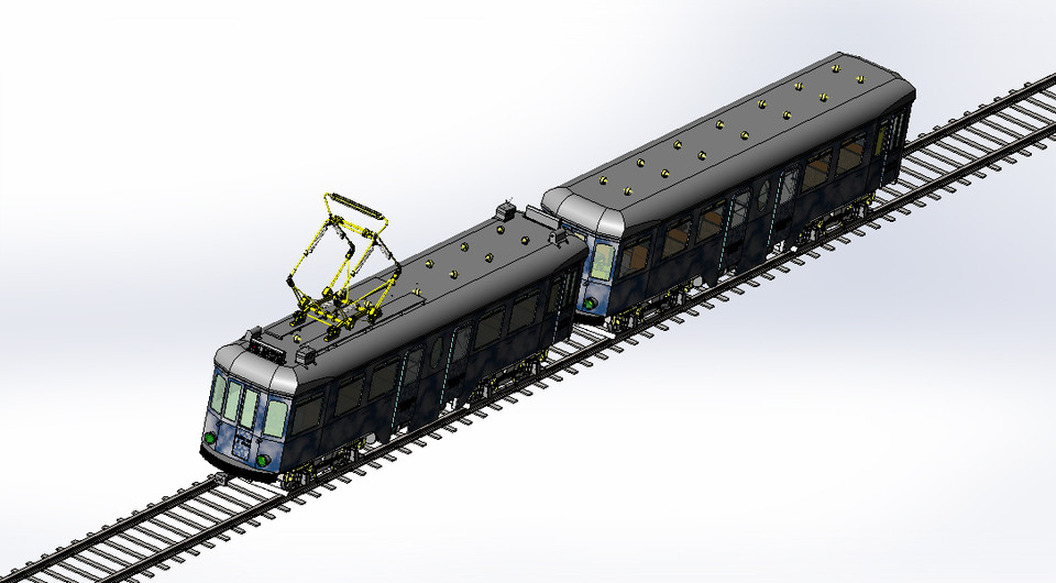 BUILT TRAIN Design In solidworks- By MD RASHID | 3D CAD Model Library ...