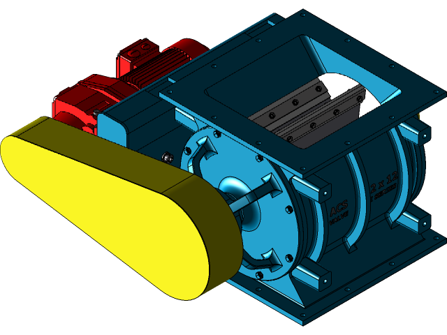 Rotary Airlock Valves: 3D Models – Staubach Messer