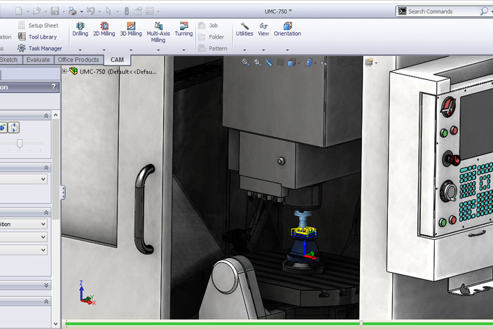 Haas UMC-750 for Machine Simulation - STEP / IGES, SOLIDWORKS, Other ...
