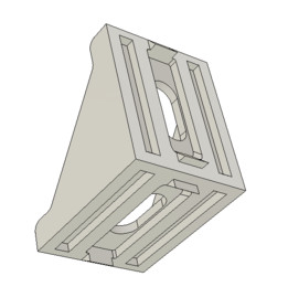 ALUMINIUM PROFILE 30X30 ANGLE CONNECTOR 3D CAD Model, 41% OFF