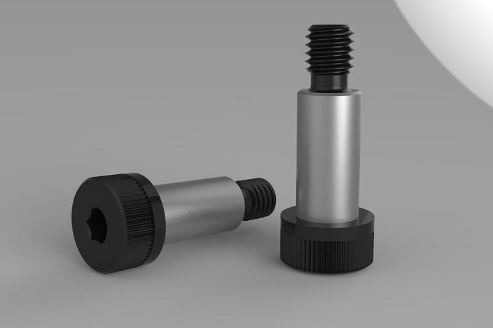 Shoulder Screw - STEP / IGES - 3D CAD model - GrabCAD