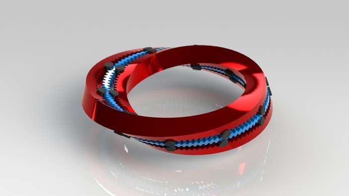 Mobius Gear - STL, SOLIDWORKS - 3D CAD model - GrabCAD