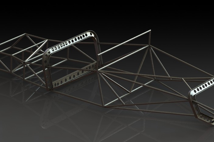 Lotus 19 chassis - STEP / IGES - 3D CAD model - GrabCAD