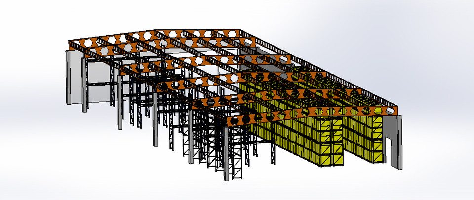 Warehouse Concept 1 | 3D CAD Model Library | GrabCAD