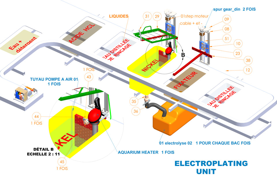 ELECTROPLATING UNIT | 3D CAD Model Library | GrabCAD